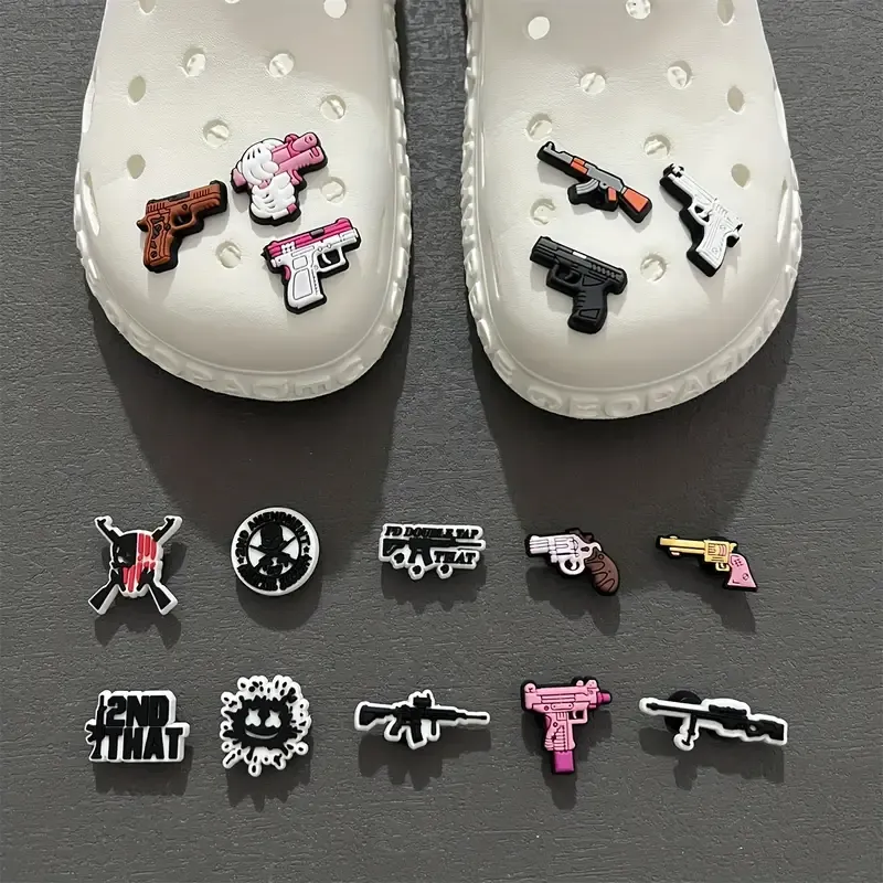 gun croc charm by ThemeParkBoy - MakerWorld