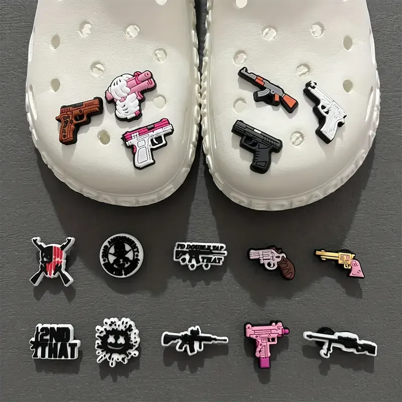 gun croc charm by ThemeParkBoy - MakerWorld