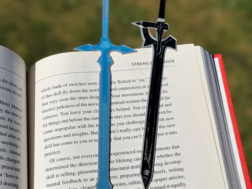 Sword Art Online Sword Bookmarks by TinyTank800 MakerWorld: Download ...