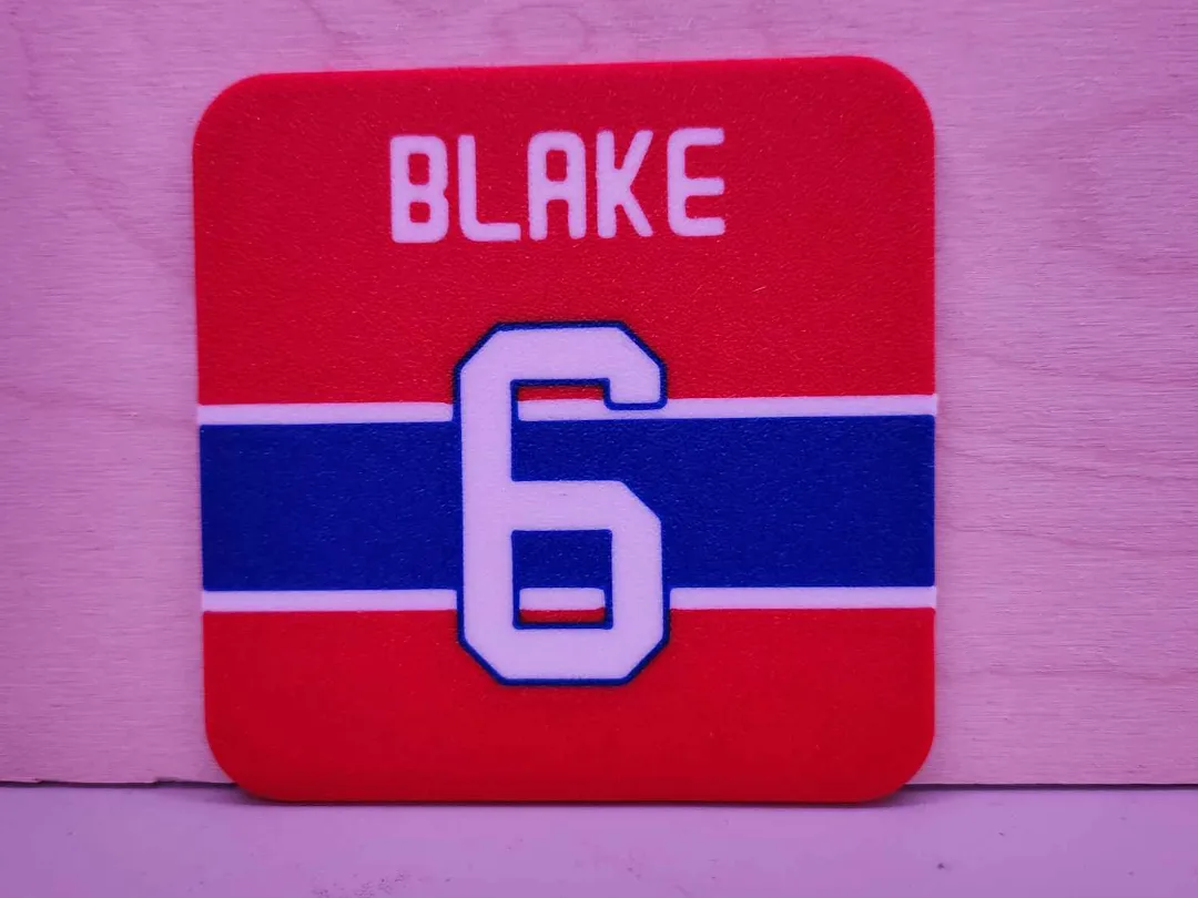 NHL Coaster - TOE BLAKE - Free 3D Print Model - MakerWorld