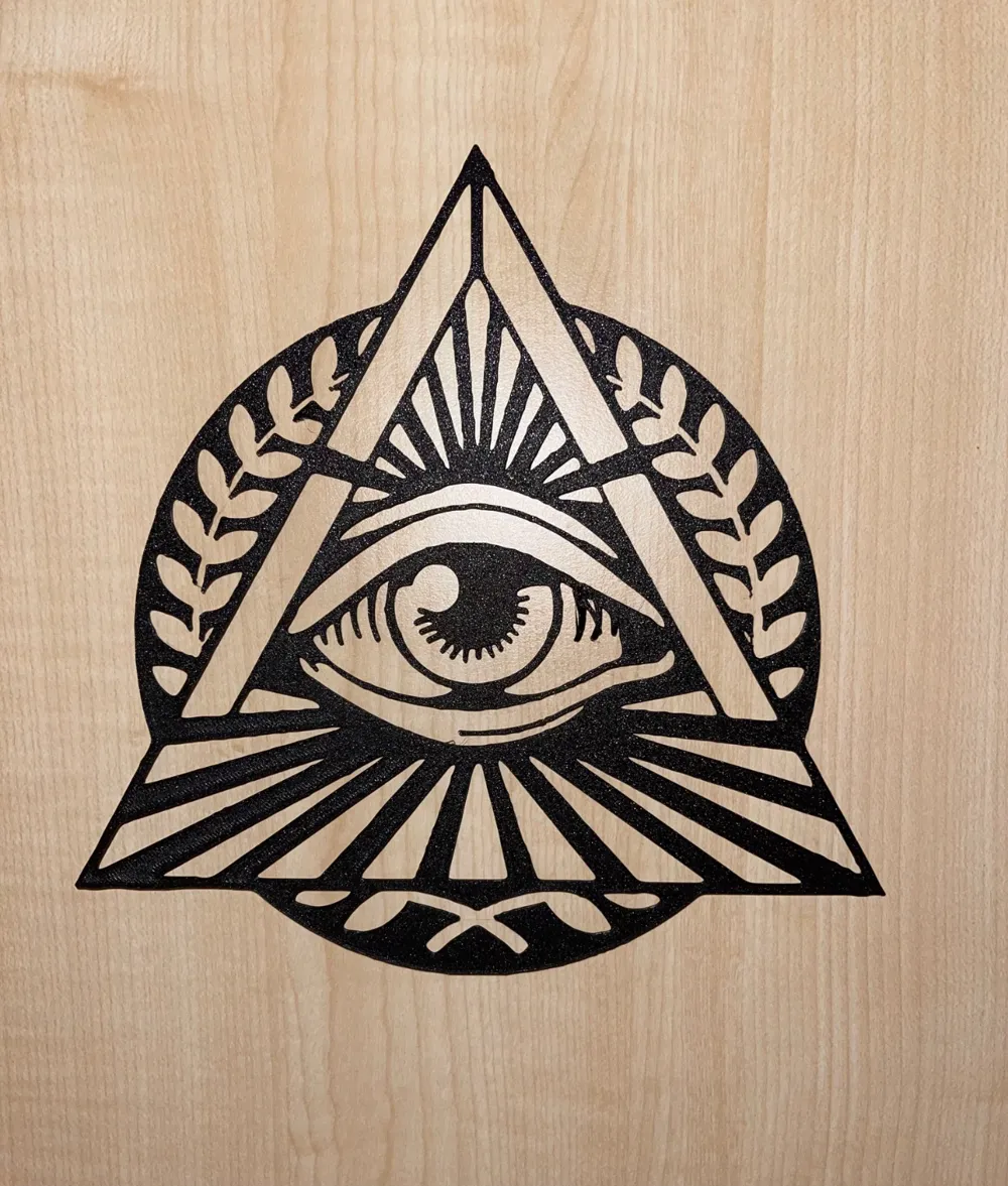 Wall Decoration Pyramid Eye by gare-sb MakerWorld: Download Free 3D Models