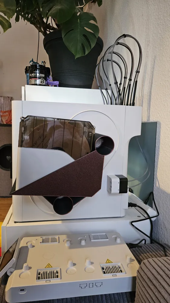 Snapmaker U1 Filament Dryer Holder (Side Mount) - Free 3D Print Model ...