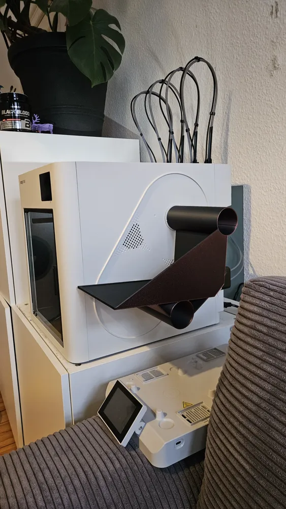 Snapmaker U1 Filament Dryer Holder (Side Mount) - Free 3D Print Model ...