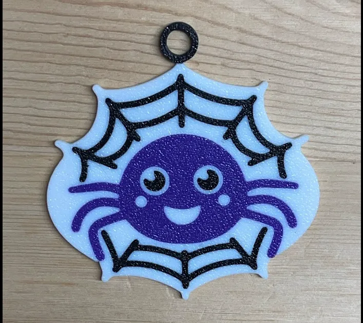 Cute Halloween Spider Keychain or Garland by Fang Sterling - MakerWorld