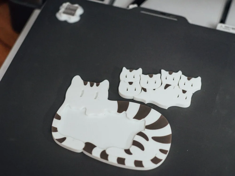 Crowded Cats Puzzle 03 - Free 3D Print Model - MakerWorld