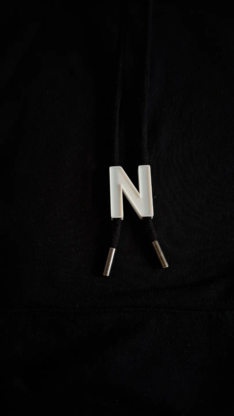 Letter N Hoodie Drawstring Bead by 3dagon - MakerWorld