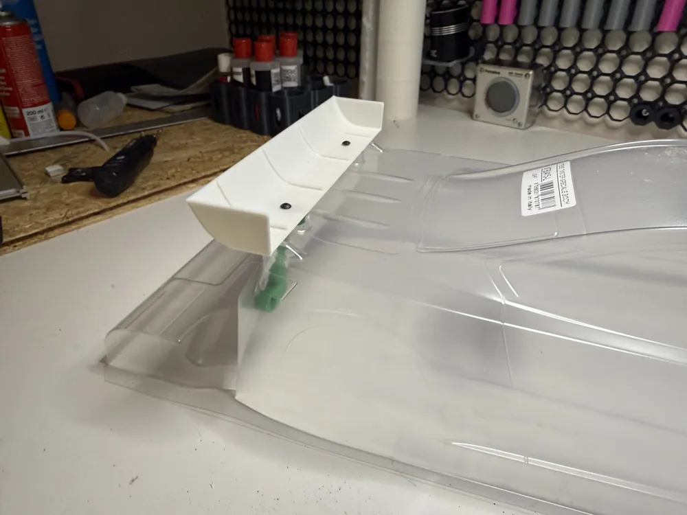 RC Touring Car Wing - Free 3D Print Model - MakerWorld