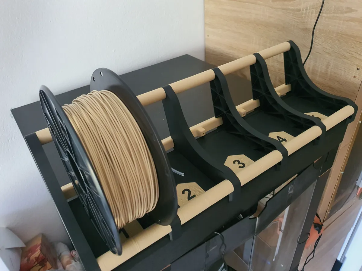 Modular 1–5 Spool Holder – Clean & Expandable - Free 3D Print Model ...