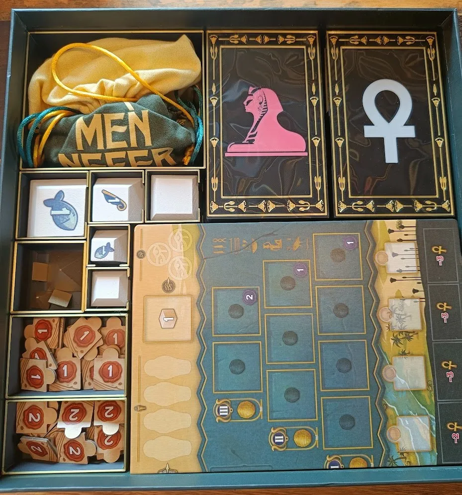 Men-Nefer + Promo Boardgame Insert Ornate Gold - Free 3D Print Model ...
