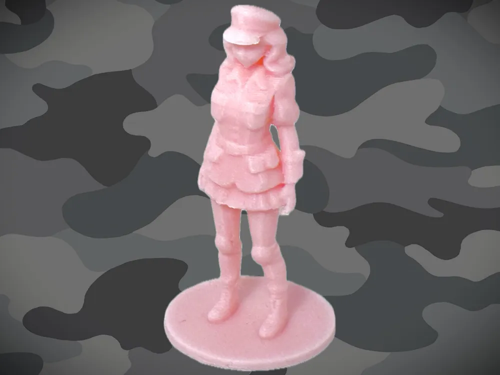 Pink Army Girl 8 by Scott MakerWorld: Download Free 3D Models