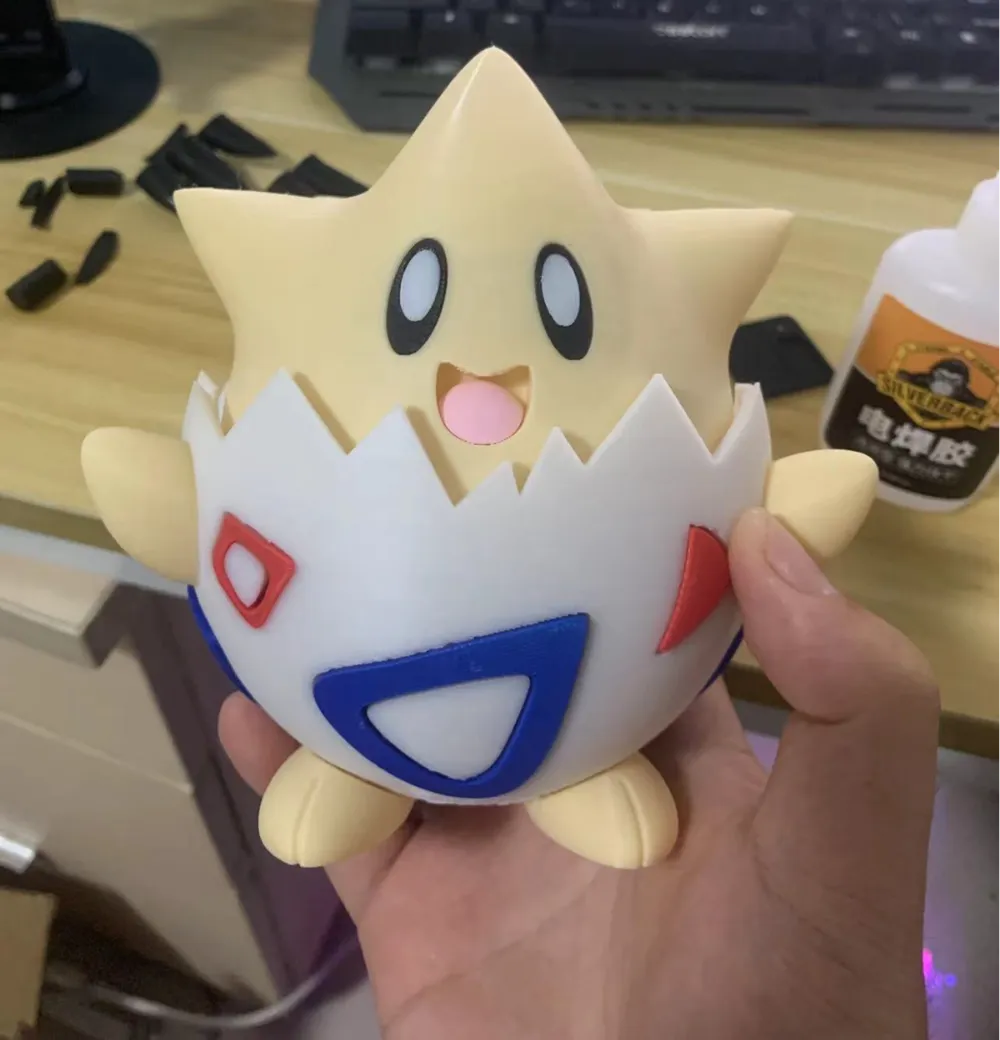 Pokemon Togepi Multi-part by Marshall MakerWorld: Download Free 3D Models