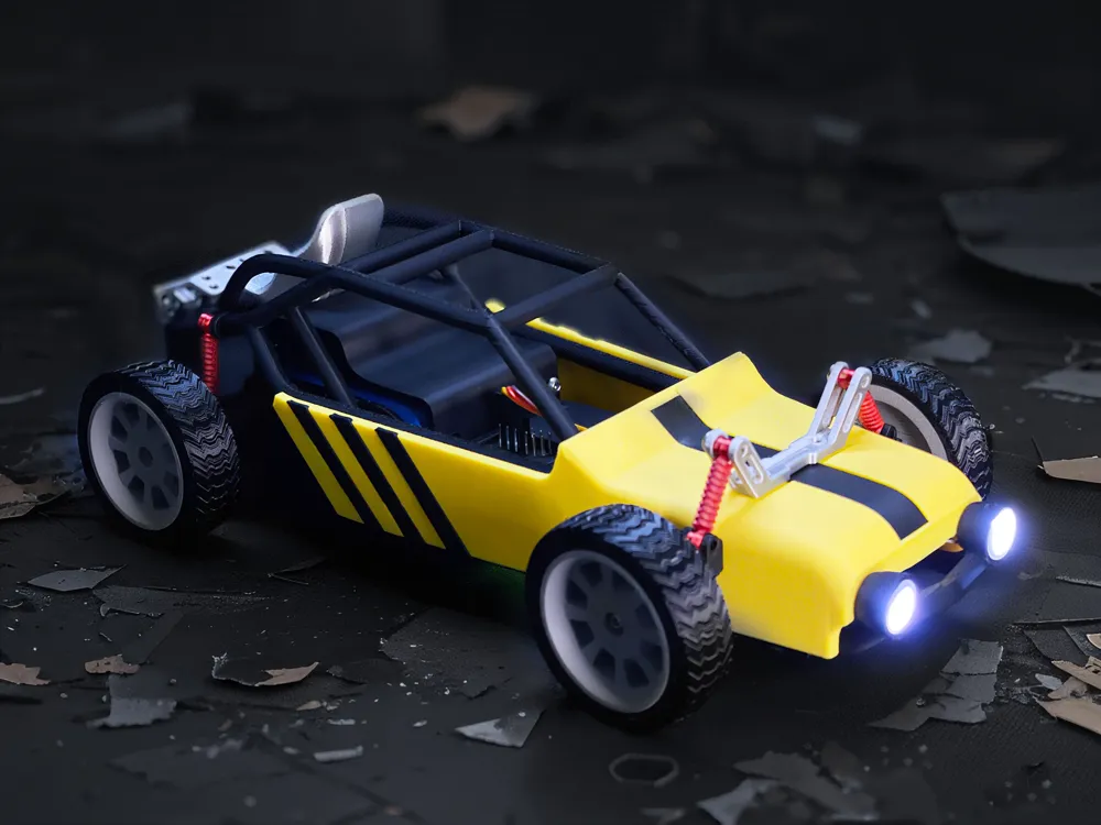 Remote controlled BATTLEGROUNDS BUGGY - Free 3D Print Model - MakerWorld