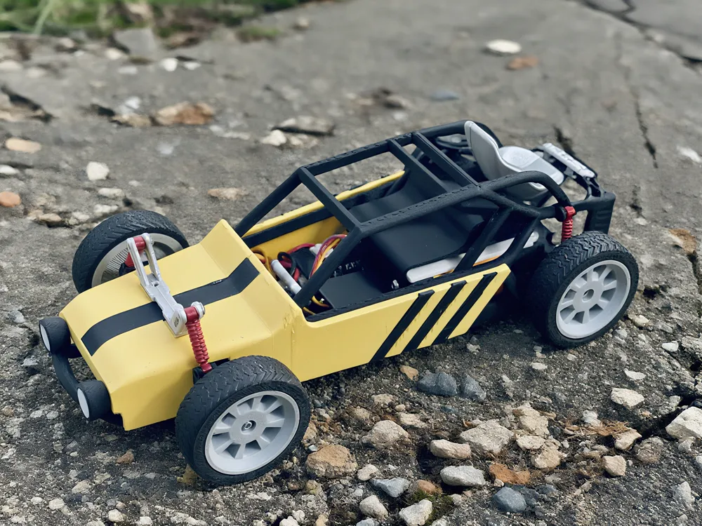 Remote controlled BATTLEGROUNDS BUGGY - Free 3D Print Model - MakerWorld