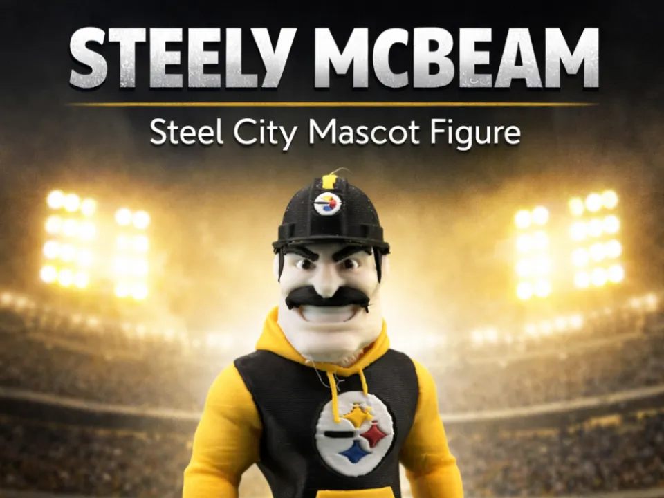 Steely McBeam – Pittsburgh Steelers Mascot - Free 3D Print Model ...