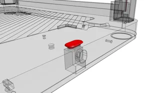 P1P Bottom Plate Hole Cover by CharlesMcgee - MakerWorld