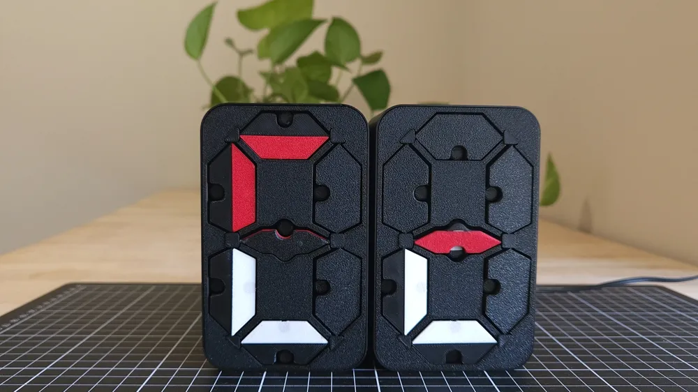 VERSION 2 - Electromechanical 7-Segment Display - Free 3D Print Model ...