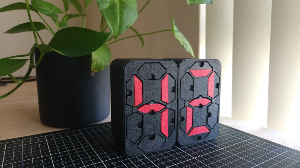 VERSION 2 - Electromechanical 7-Segment Display - Free 3D Print Model ...
