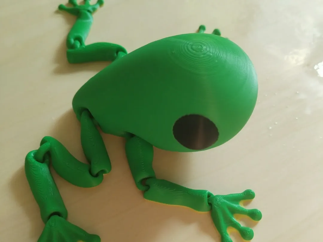 Cute FLEXI Frog - Free 3D Print Model - MakerWorld