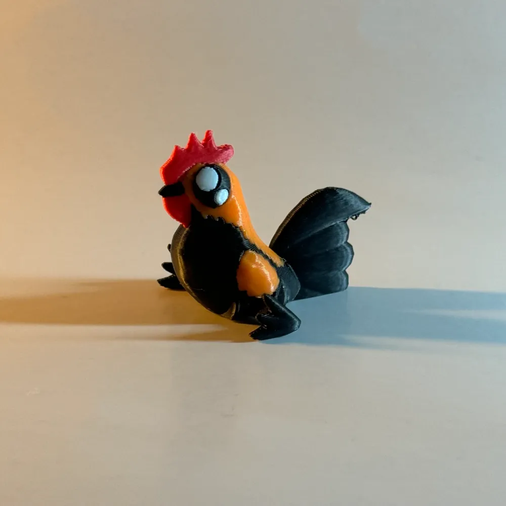 Articulated Cute Rooster by Waffly3D MakerWorld: Download Free 3D Models