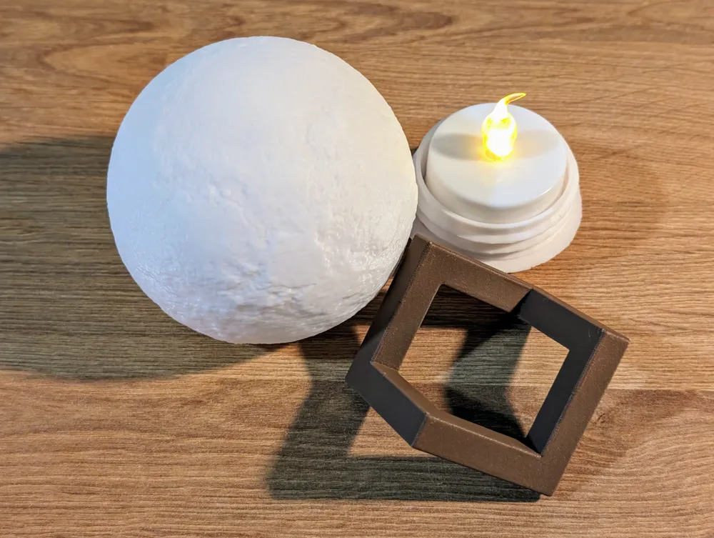 Boy meets girl NASA CGI kit Moon for your love one by G__W__ - MakerWorld