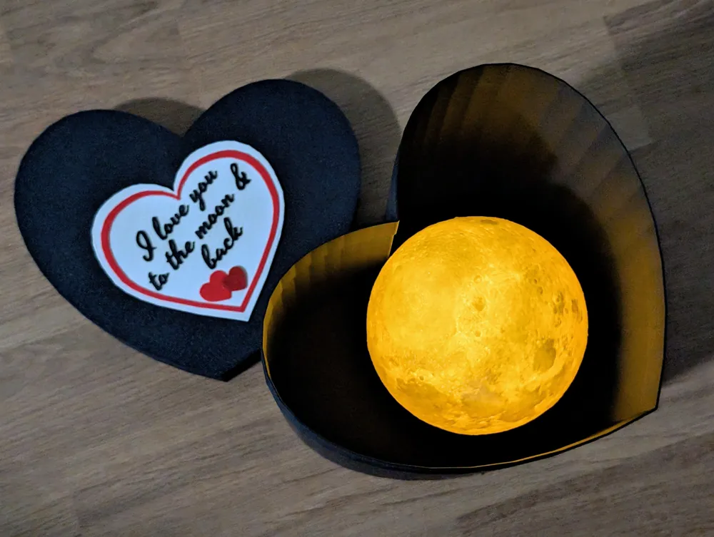Boy meets girl NASA CGI kit Moon for your love one by G__W__ MakerWorld ...