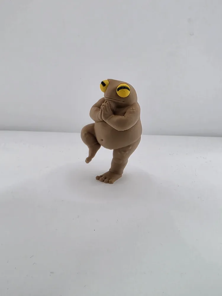 Zen Karate Frog kawaii Judo Pose Desk Decor cute - Free 3D Print Model ...
