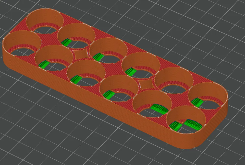 21700 6s2p baterry holder by Rufics - MakerWorld