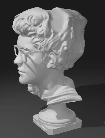 Ninja with a LOW TAPER FADE - Free 3D Print Model - MakerWorld