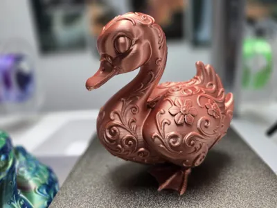 Ornamental Swan by Messy_Panda MakerWorld: Download Free 3D Models