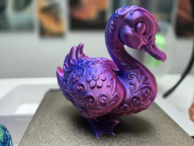 Ornamental Swan by Messy_Panda MakerWorld: Download Free 3D Models