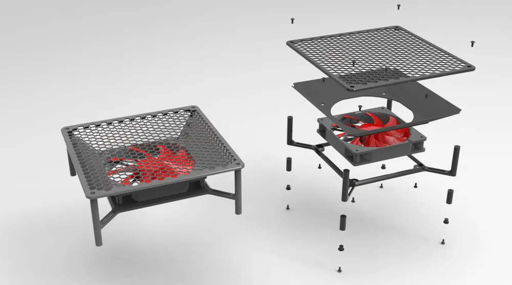 140FAN Drying table by IIITK MakerWorld: Download Free 3D Models