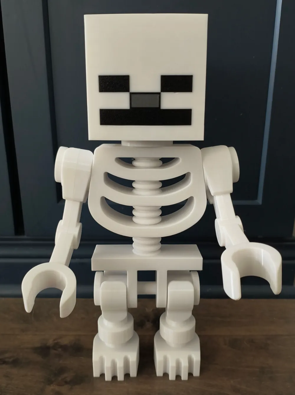 Minecraft Skeleton Head for 10:1 Brick Figures Remixed by Thelorax121 ...