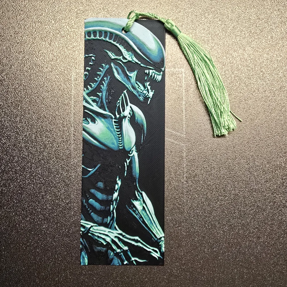 Alien Bookmark - Xenomorph - Free 3D Print Model - MakerWorld