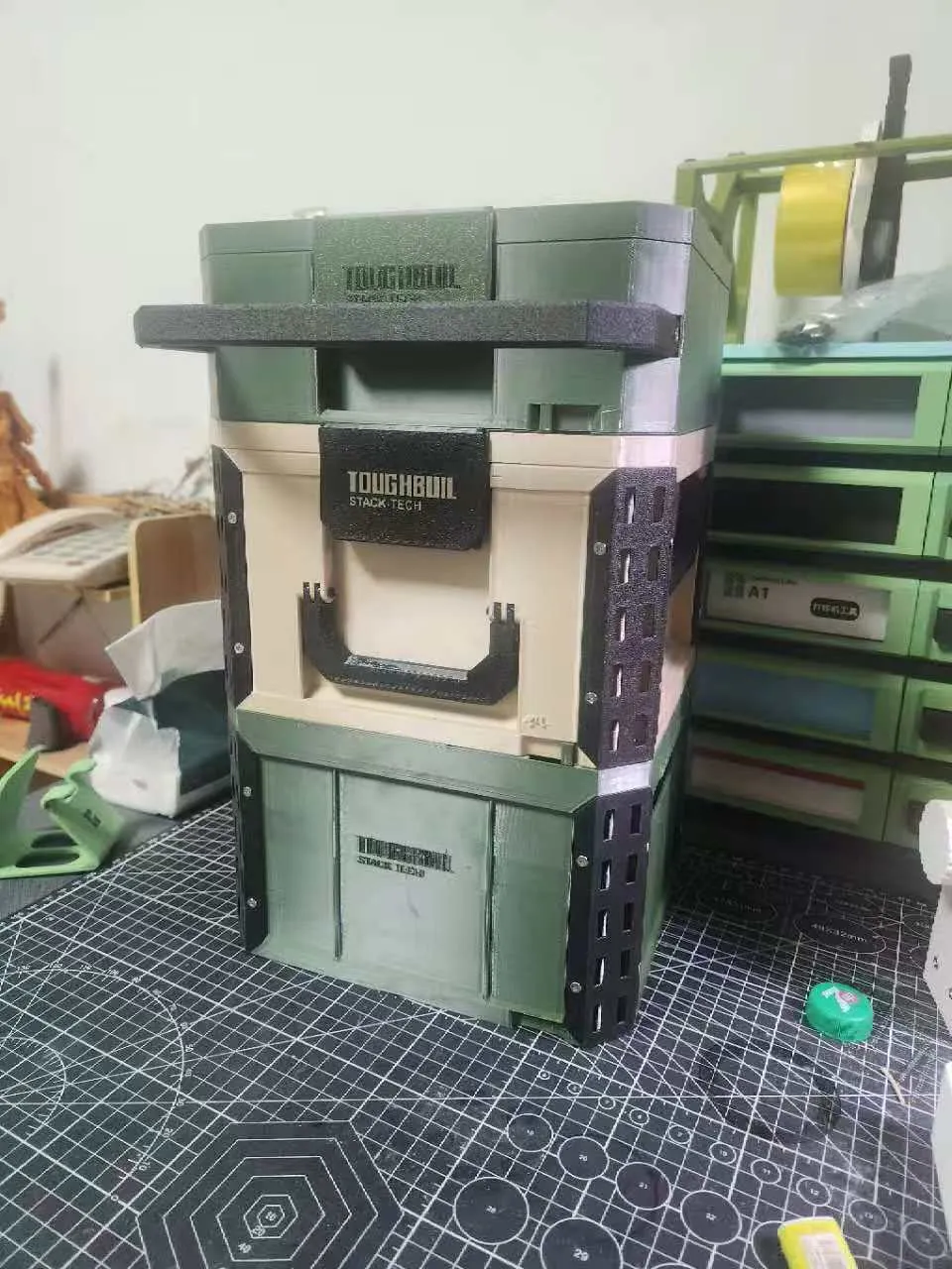 Modular Stackable Toolbox (toughbuilt) - Free 3D Print Model - MakerWorld