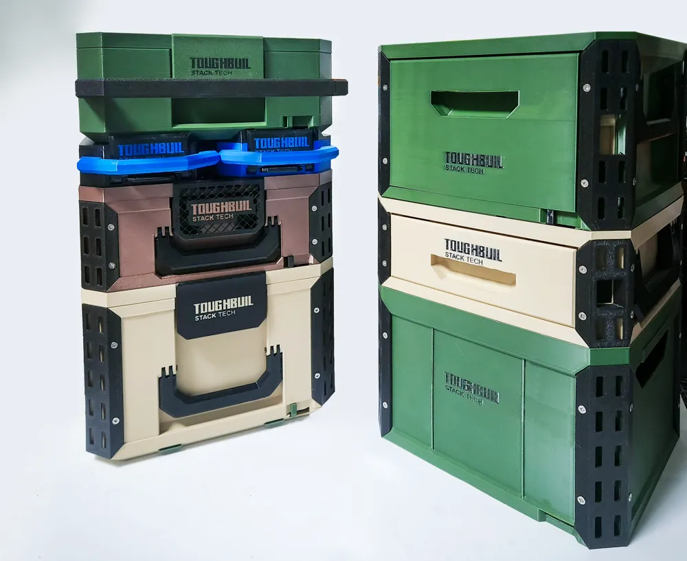 Modular Stackable Toolbox (toughbuilt) - Free 3D Print Model - MakerWorld
