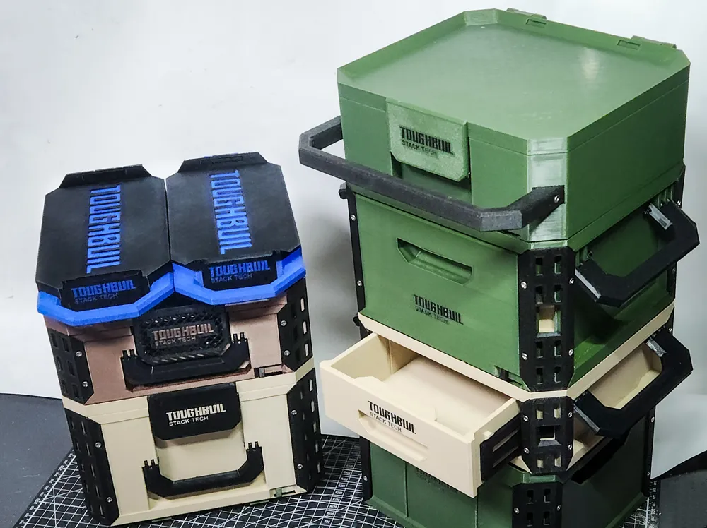Modular Stackable Toolbox (toughbuilt) - Free 3D Print Model - MakerWorld