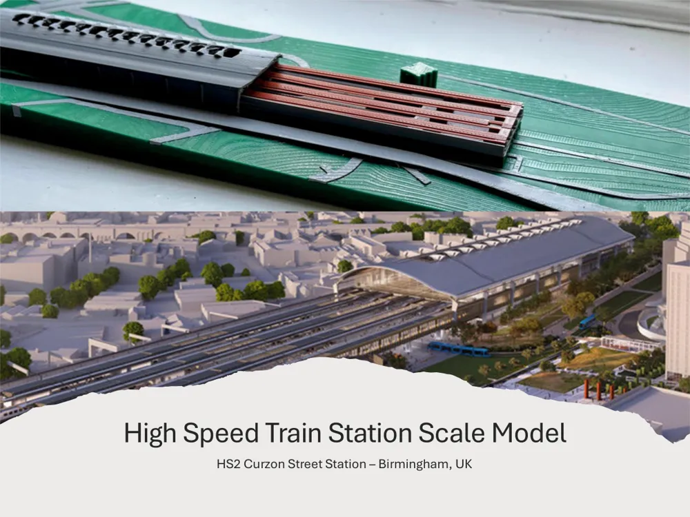 Train Station Scale Model-HS2 Birmingham Curzon St by james.h.s.brown ...