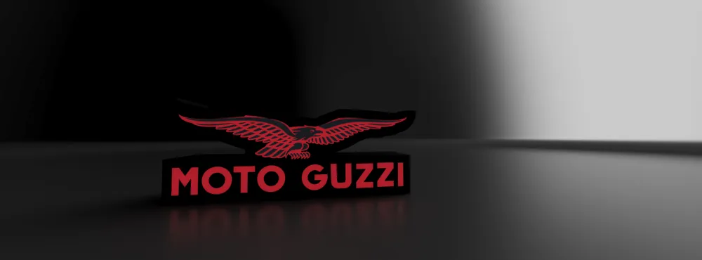 Moto Guzzi light sign by wasuber - MakerWorld