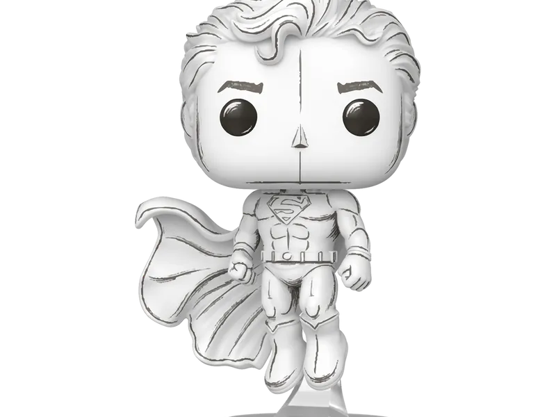 Pop! Superman (Sketched Deco) colorfull - Free 3D Print Model - MakerWorld