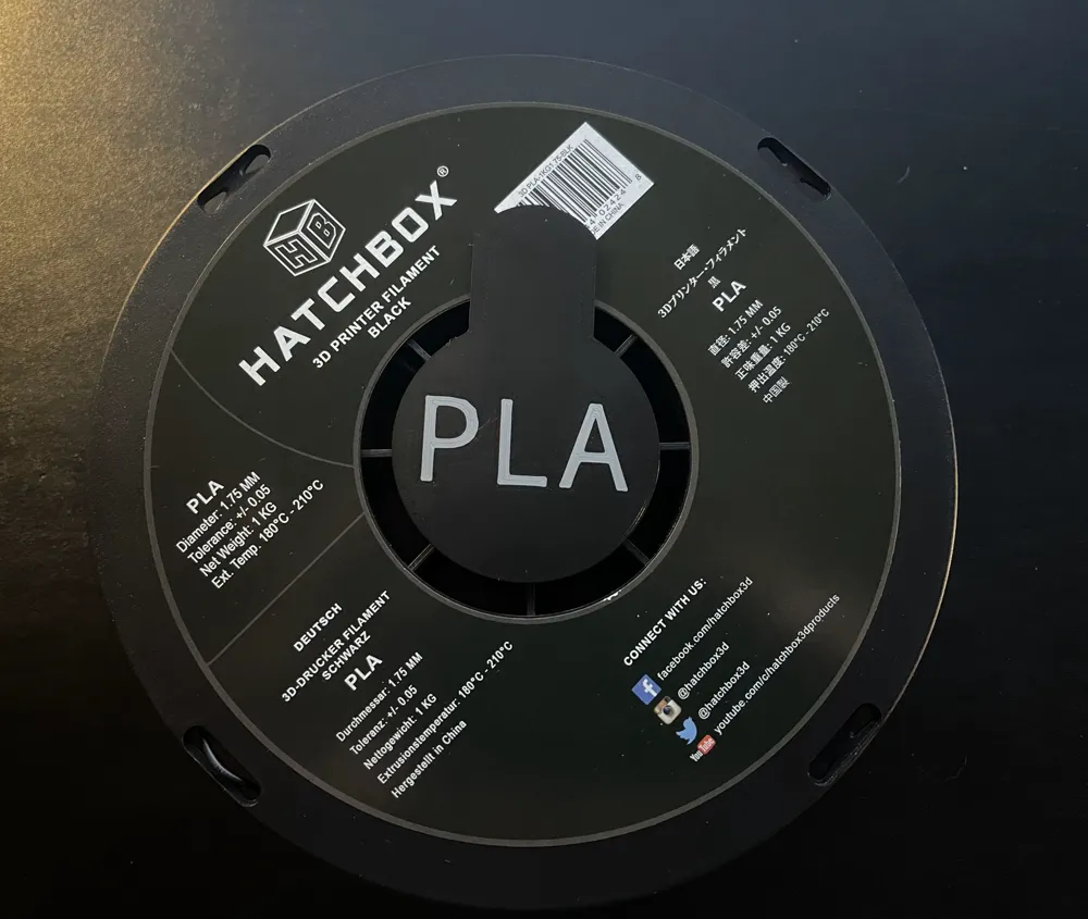 Hatchbox Filament Spool RFID Tag Mount by dbnewell - MakerWorld