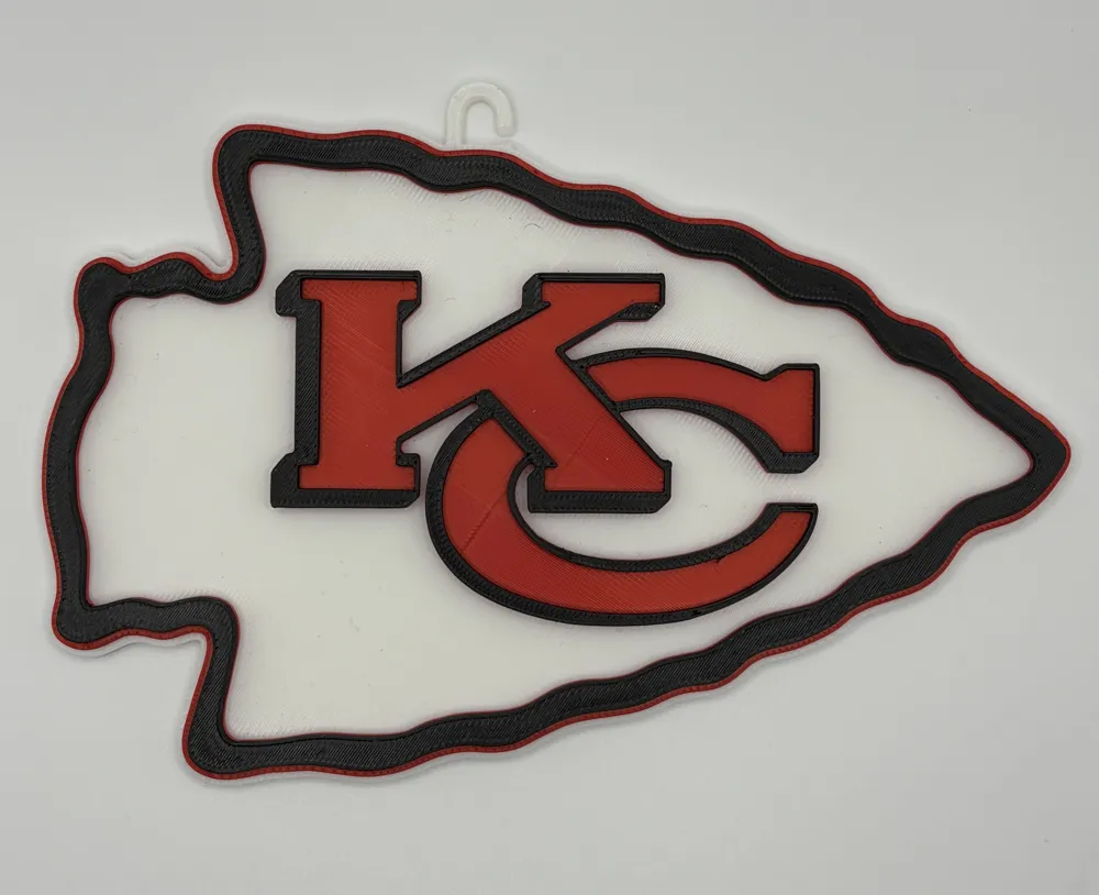 Kansas City Chiefs Pendant & Chain - Free 3D Print Model - MakerWorld