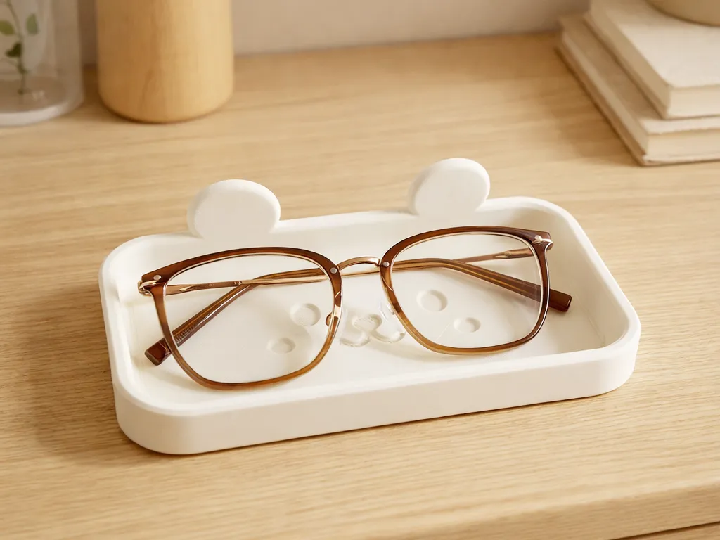 3 Small Animal Glasses Holders, Print in Place (Q_Craft) - Free 3D ...