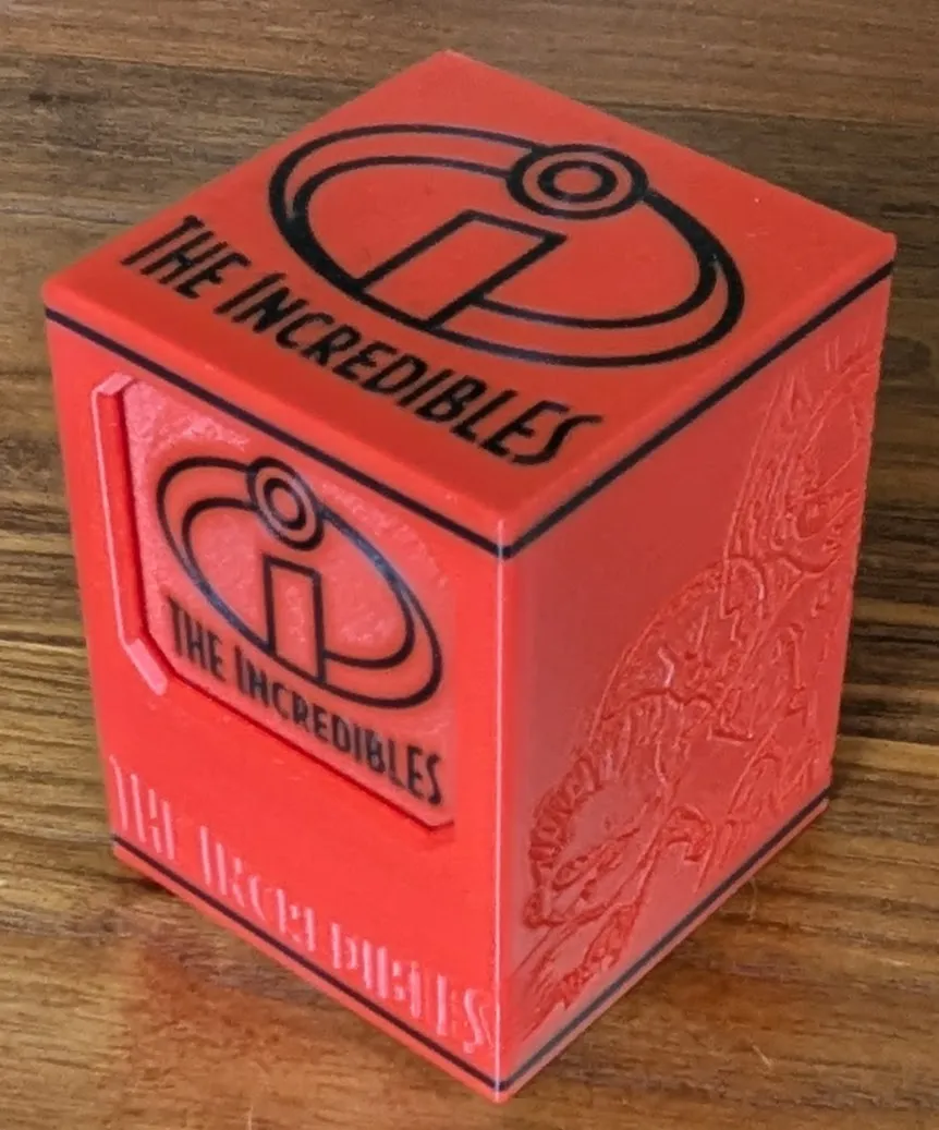 Scatola porta mazzo Incredibles per GCC: MTG, Pokémon - Free 3D Print ...