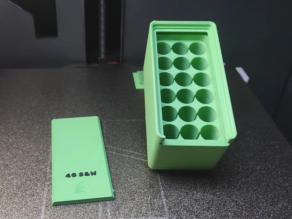 .40 S&W Gridfinity Ammo Storage Box - 1x1 to 4x4 by We Be Printin' - MakerWorld