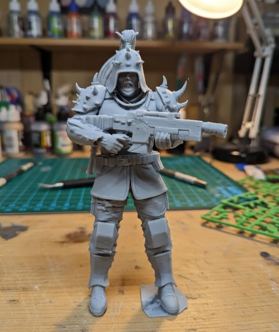 40k Figura Traitor Guard - Free 3D Print Model - MakerWorld