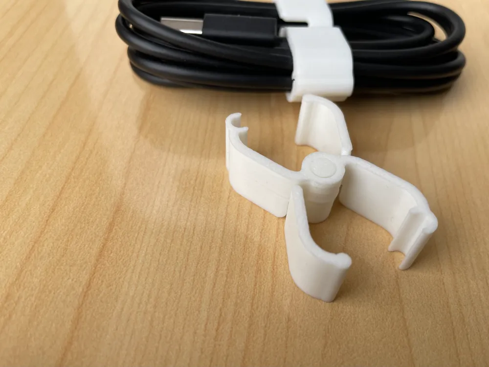 Cable clip version 2 by Singh - MakerWorld