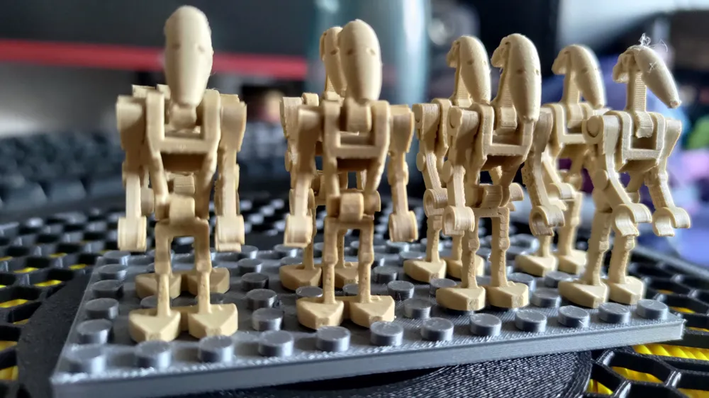 Star Wars Brick MiniFig B1 Battle Droid sw0001b - Free 3D Print Model ...