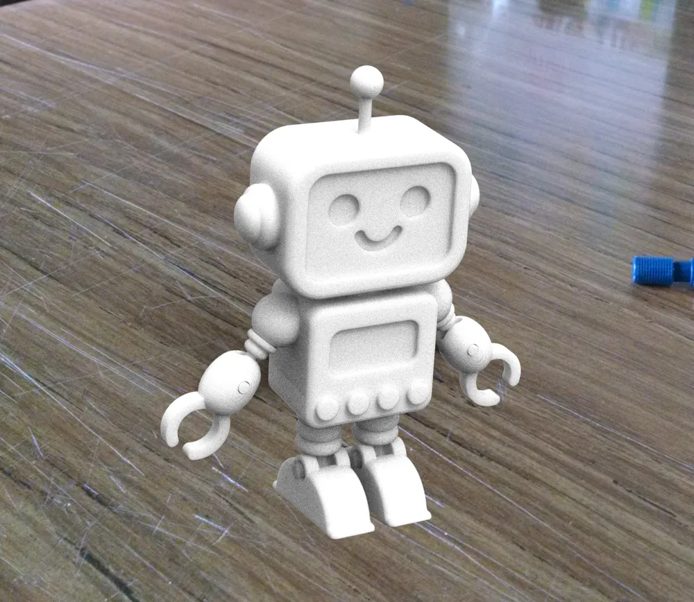 Adorable Articulated Robot | Print-in-Place Buddy - Free 3D Print Model ...