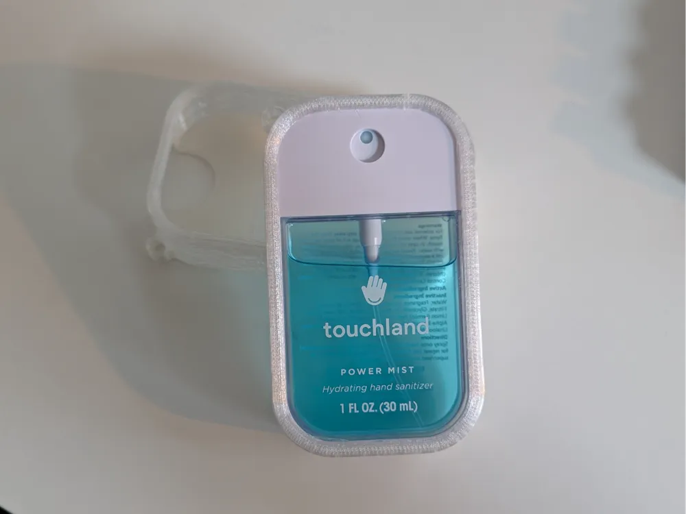 Touchland Hand Sanitizer Keychain Case - Free 3D Print Model - MakerWorld