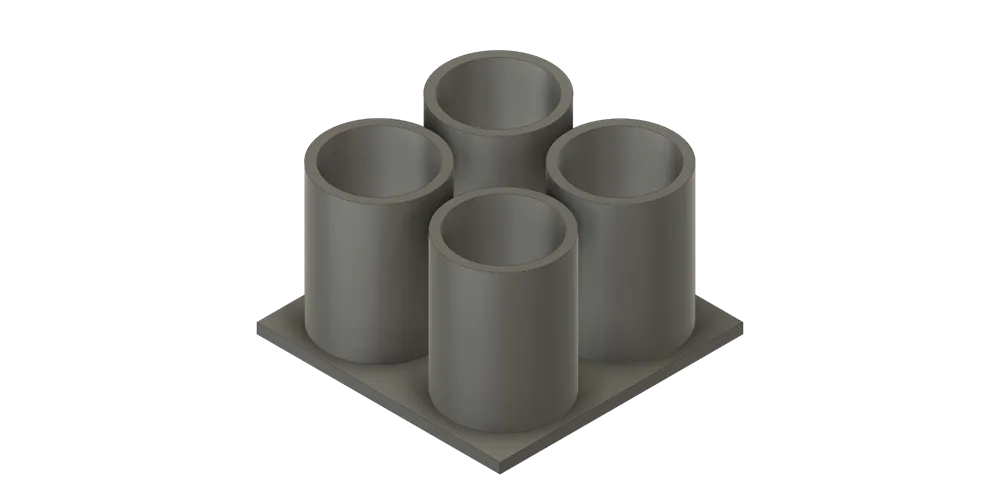 4x Soccer Flags - Brackets/base by pctony - MakerWorld